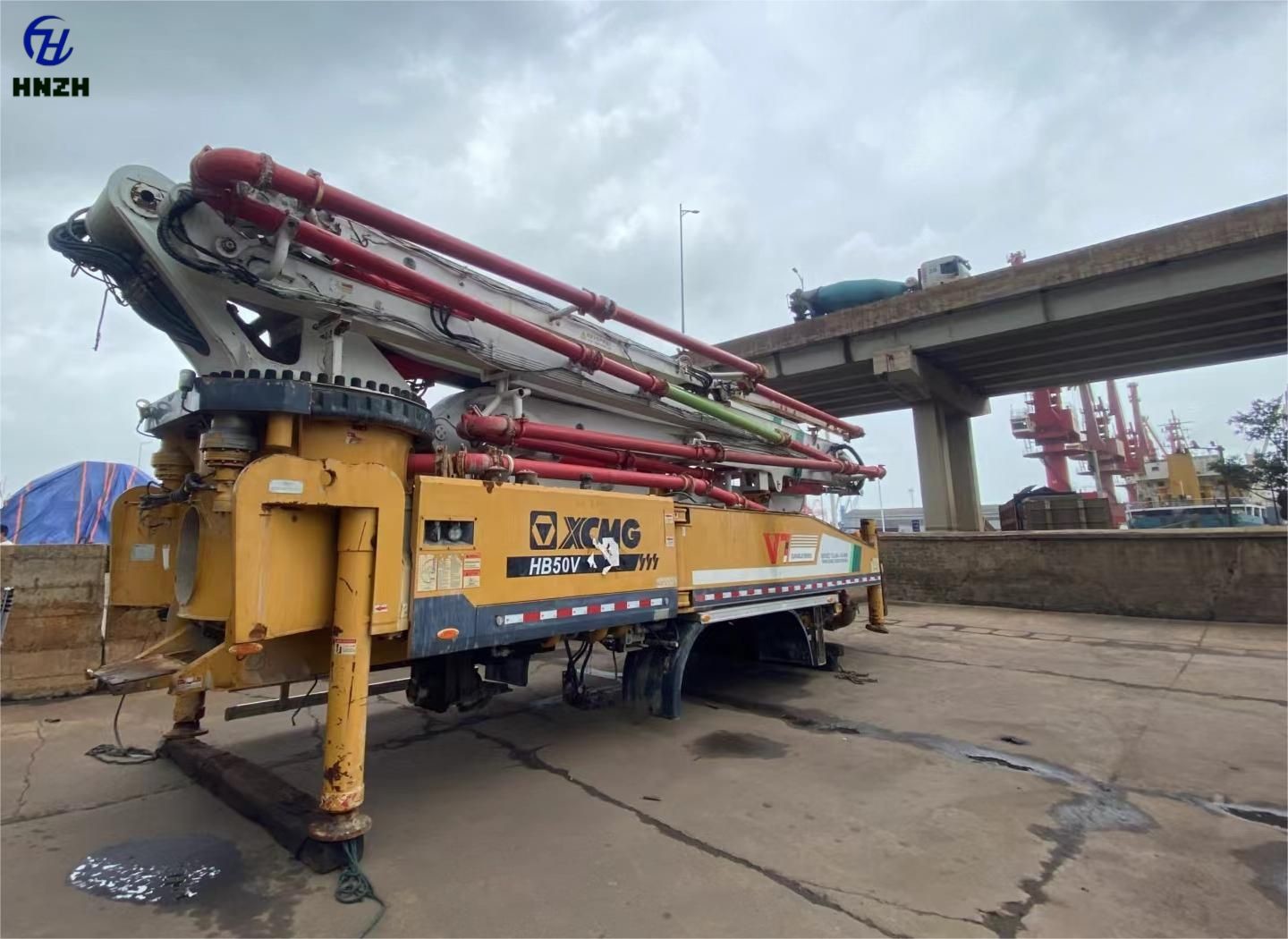 XCMG-HB50V Concrete Pump Truck Boom Kit Schwing Concrete Pump Boom Upper